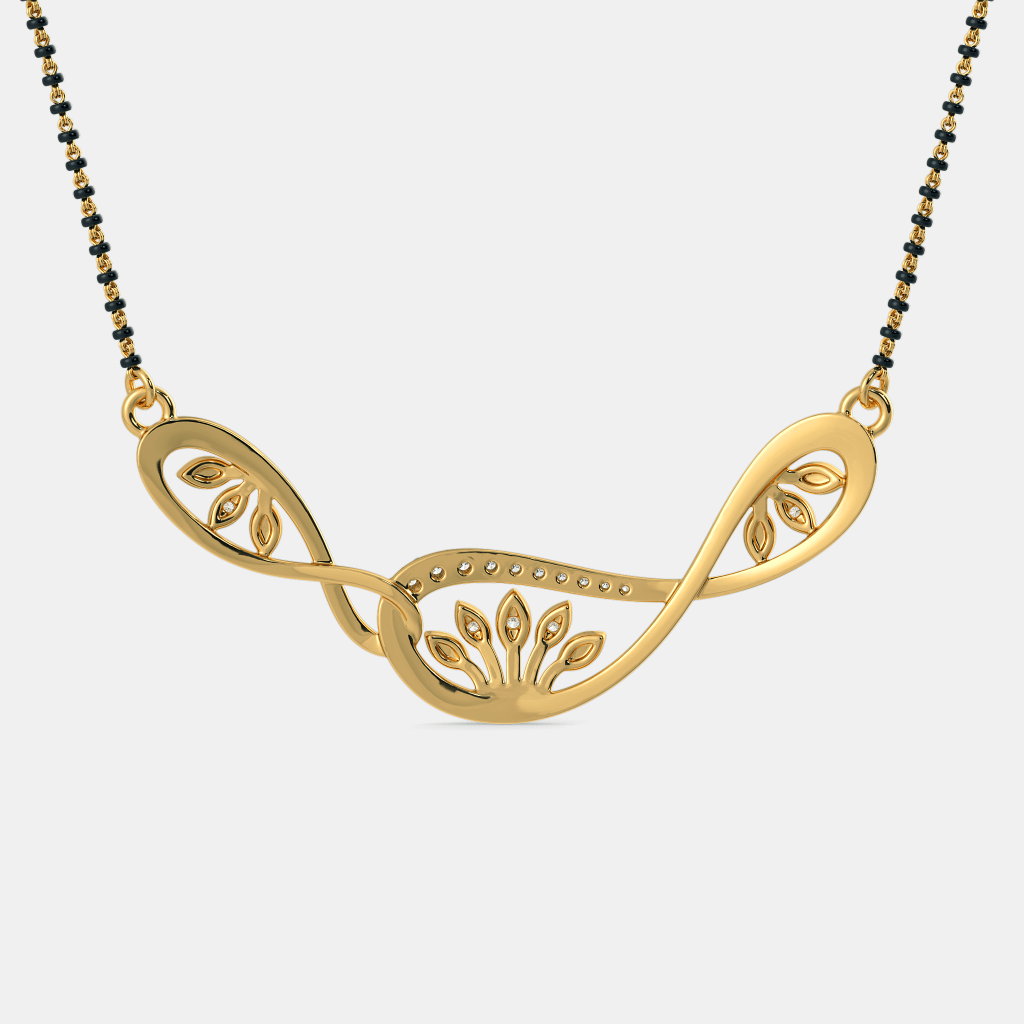The Cellie Mangalsutra Pendant | BlueStone.com