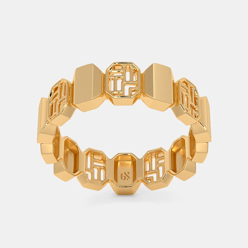 The Alternating Band Ring | BlueStone.com