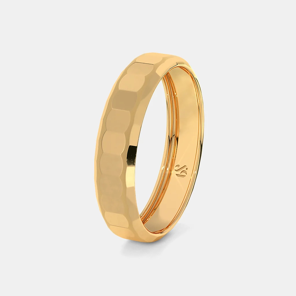 The Barke Textured Band Ring For Him | BlueStone.com