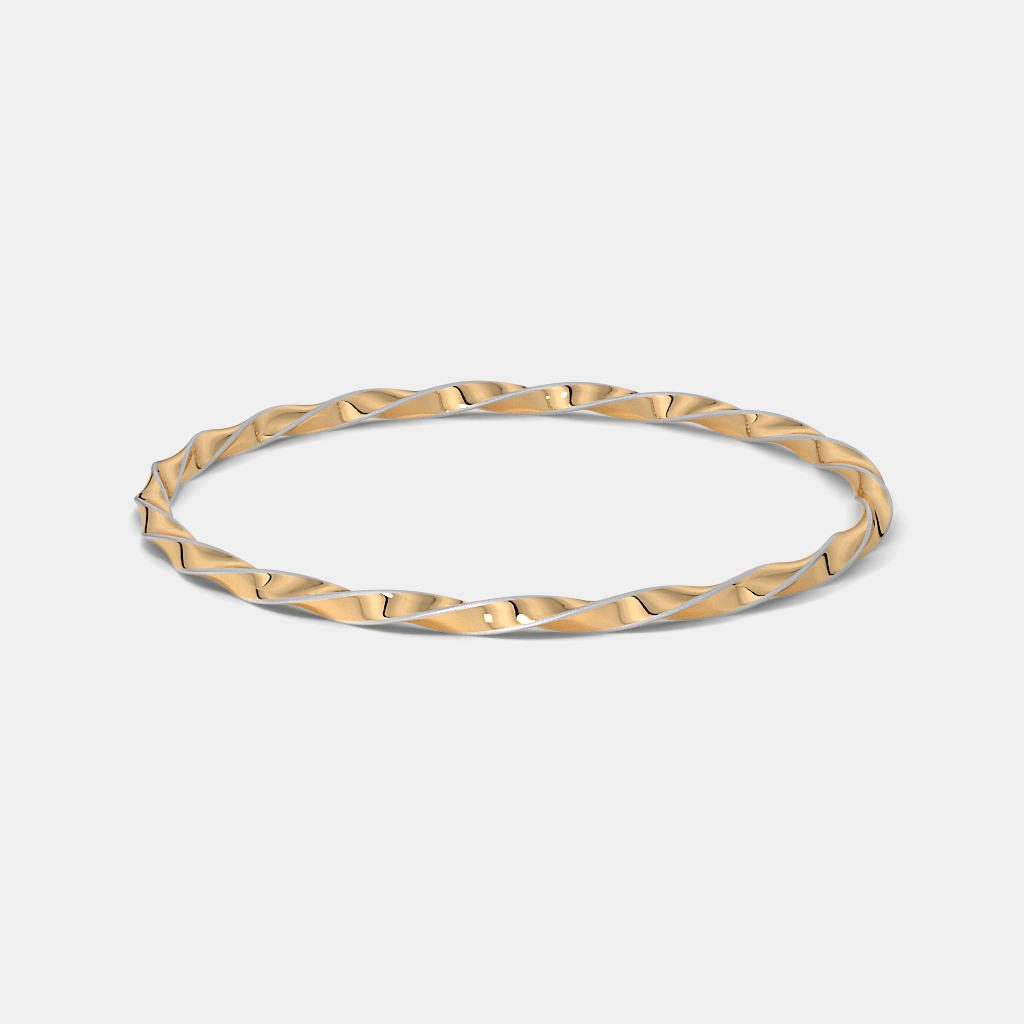 The Satya Round Bangle | BlueStone.com