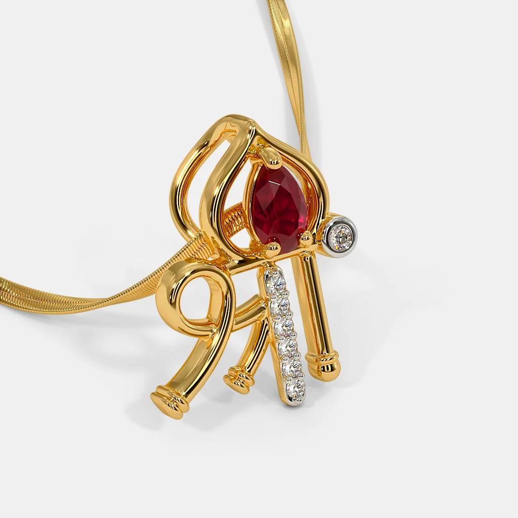 The Haripriya Shree Pendant | BlueStone.com