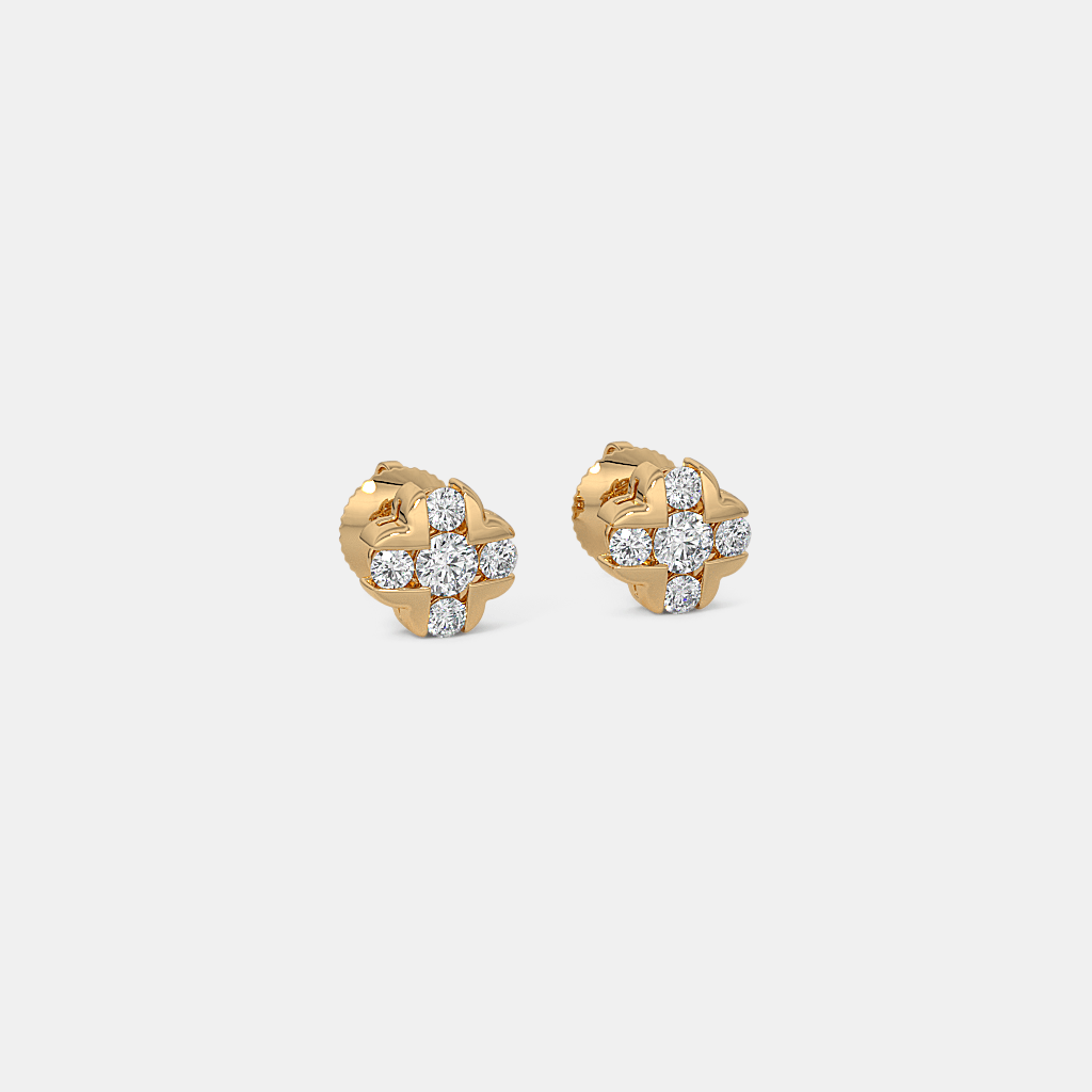 The Onema Stud Earrings | BlueStone.com