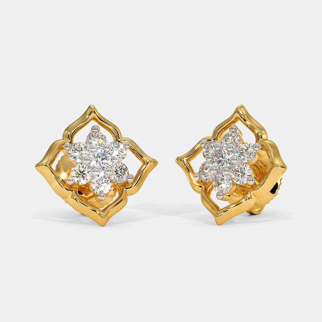 The Aalin Stud Earrings | BlueStone.com