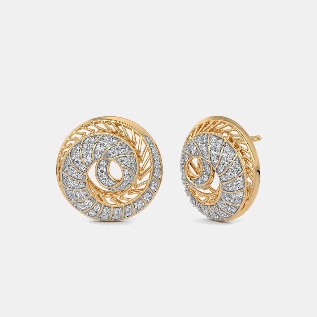 The Pietro Stud Earrings | BlueStone.com