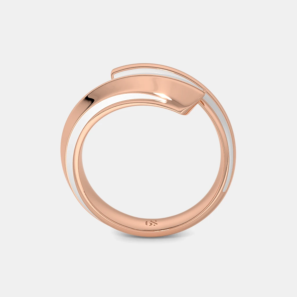 The Ivory Aura Bypass Ring | BlueStone.com