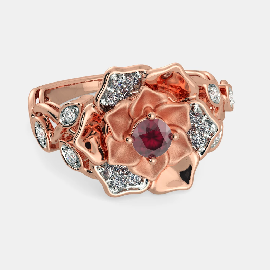 The Wild Rose Ring | BlueStone.com
