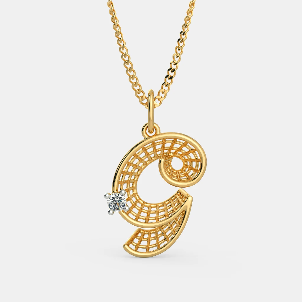 The Gorgeous G Pendant | BlueStone.com