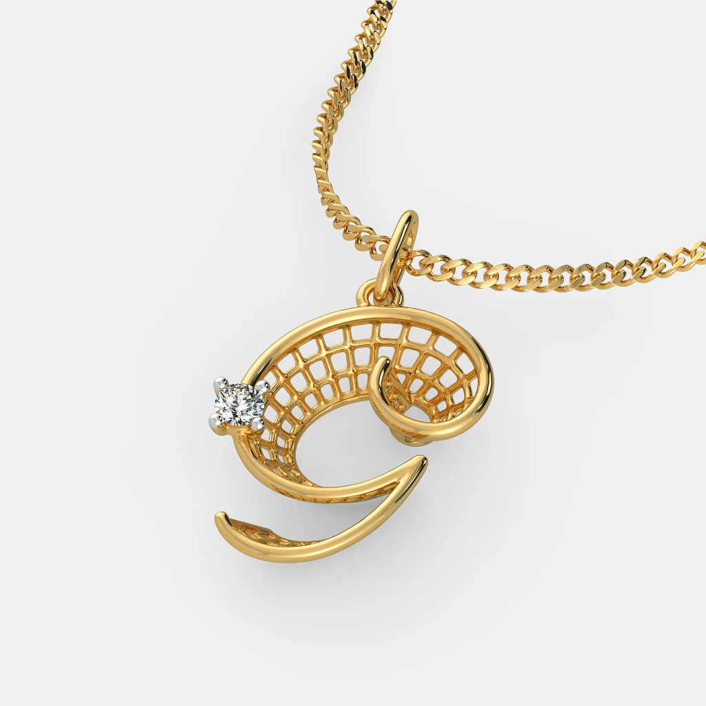 The Gorgeous G Pendant | BlueStone.com