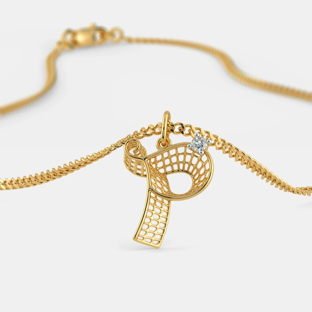 The Popular P Pendant | BlueStone.com