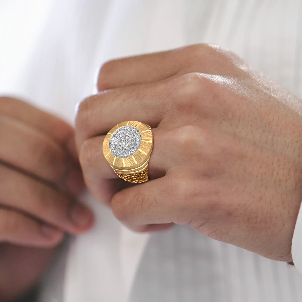 The Bulwark Statement Ring For Him | BlueStone.com