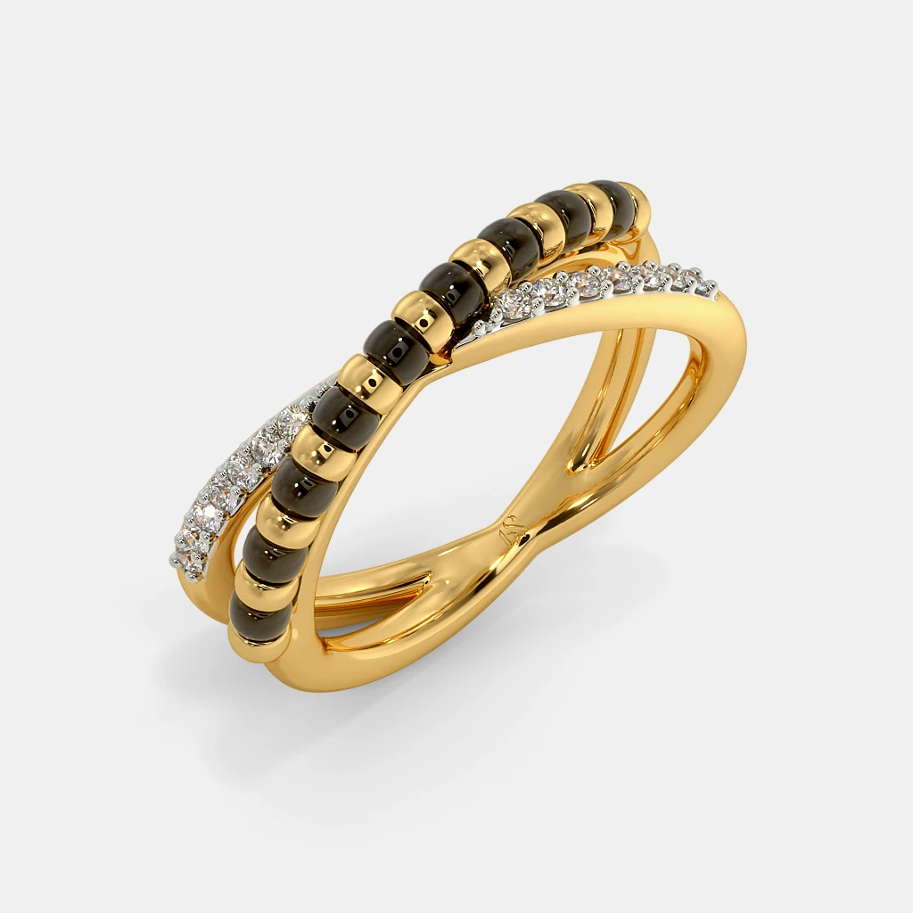 The Aksharaya Mangalsutra Ring | BlueStone.com