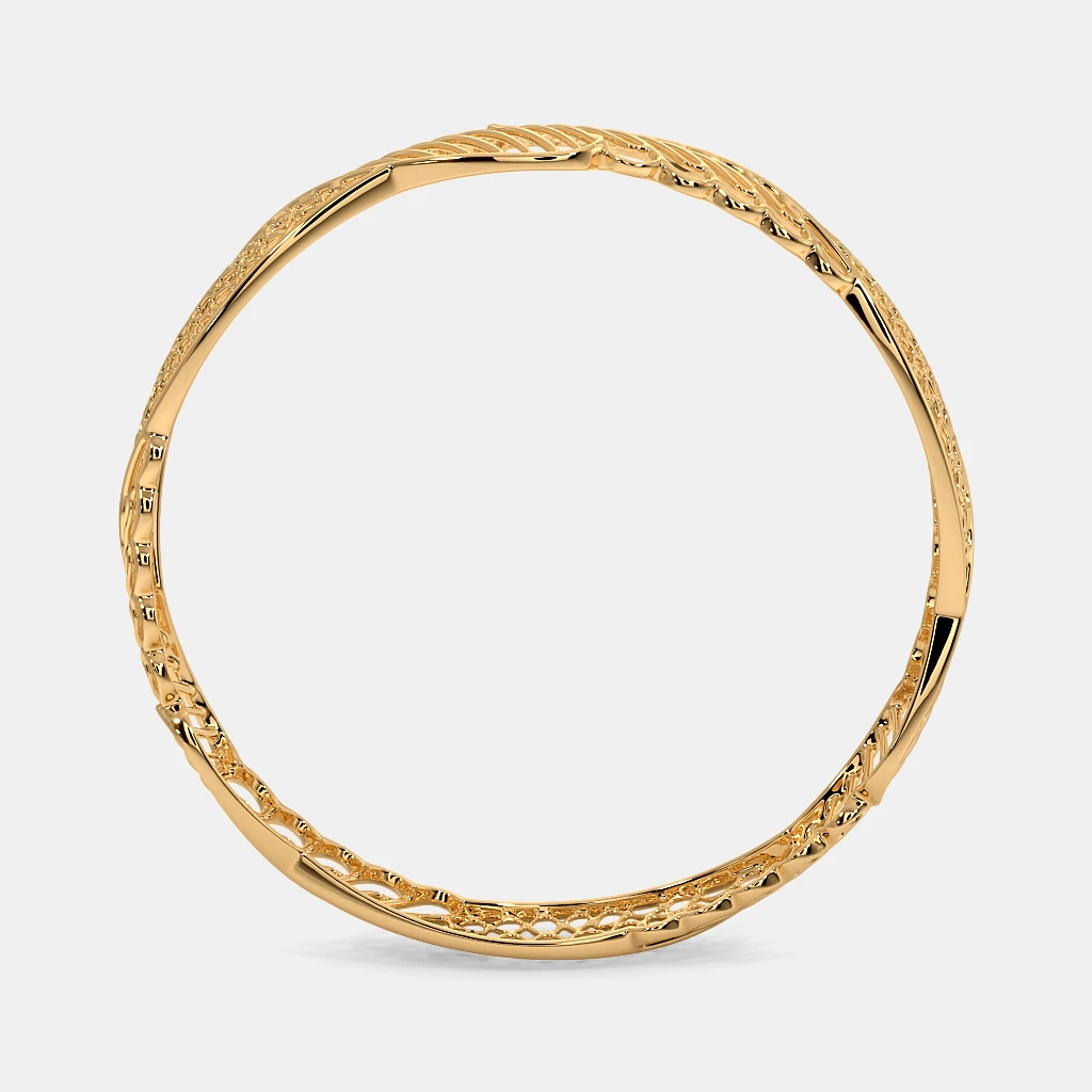 The Elouera Round Bangle | BlueStone.com