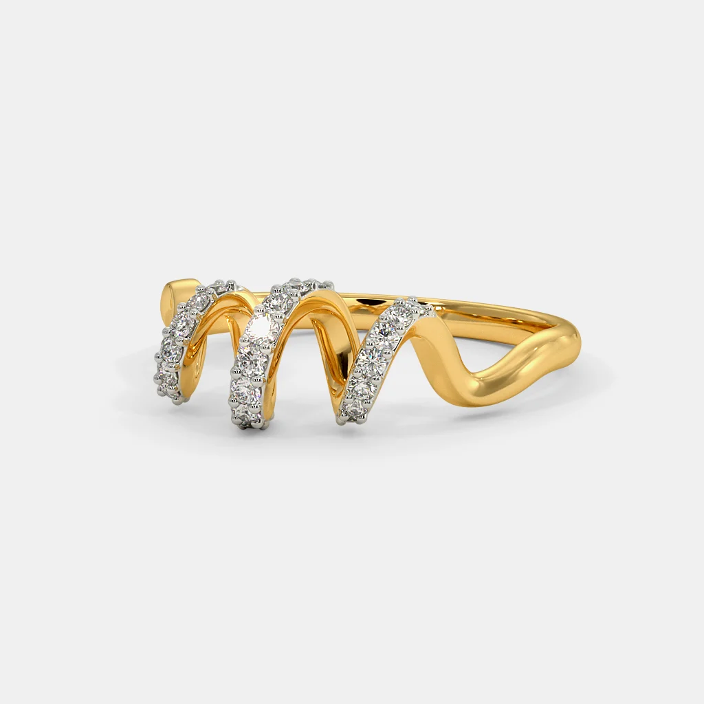 The Rhythmic Ribbon Ring | BlueStone.com