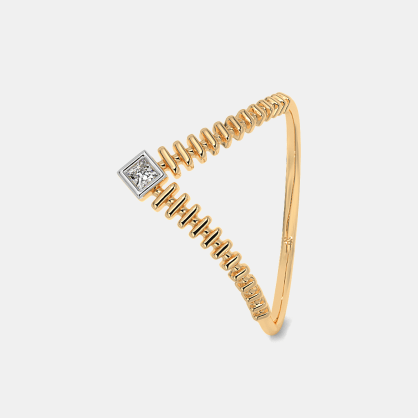 The Iker Chevron Ring | BlueStone.com