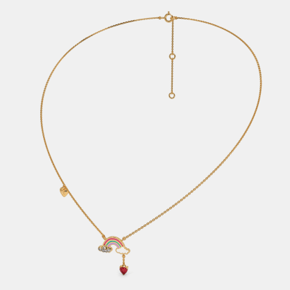 The Barbie Rainbow Necklace | BlueStone.com