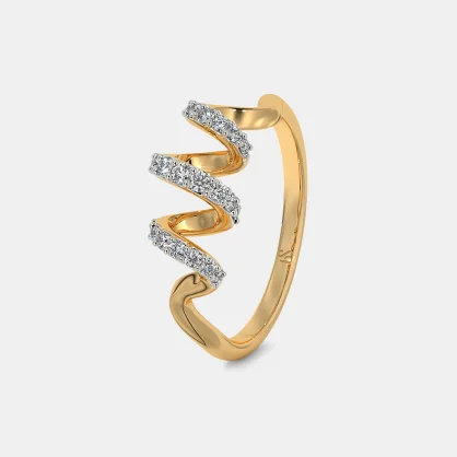 The Rhythmic Ribbon Ring | BlueStone.com