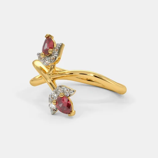 Buy 50+ White Ruby Rings Designs Online | BlueStone.com - India's #1 ...