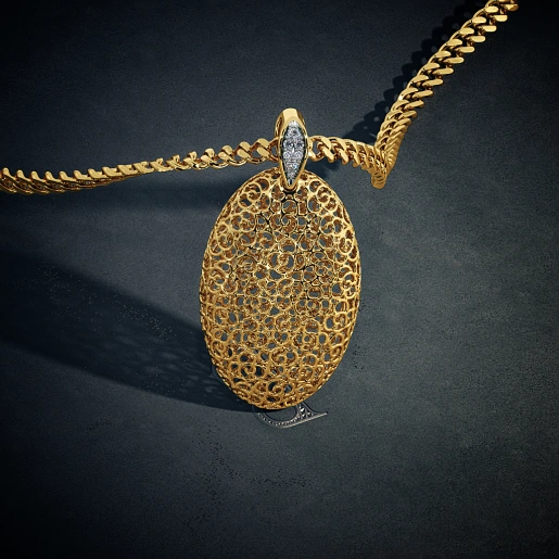Buy Gold Wedding Pendants Designs Online | BlueStone.com - India's #1 ...